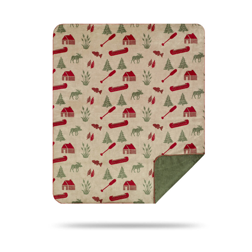 Moose Camp Blanket - Denali Home: Wilderness Comfort