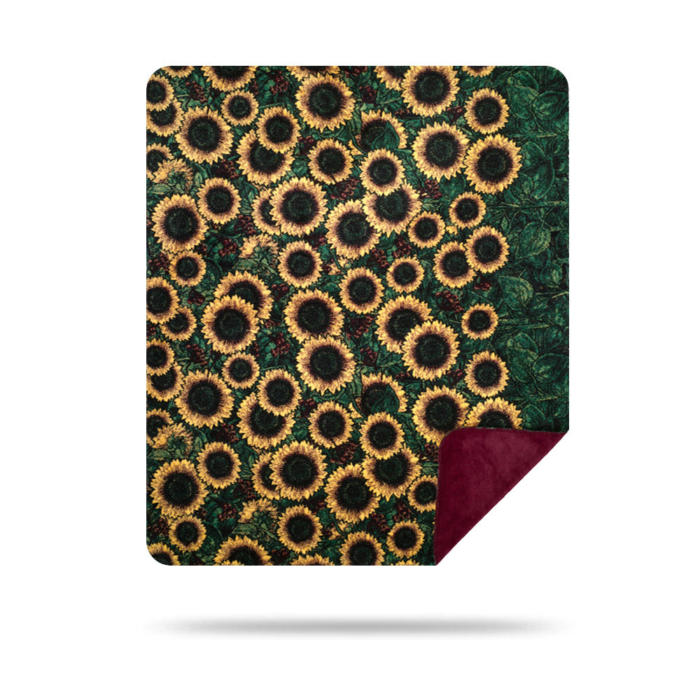 Sunflowers Throw Blanket | Denali Home Collection