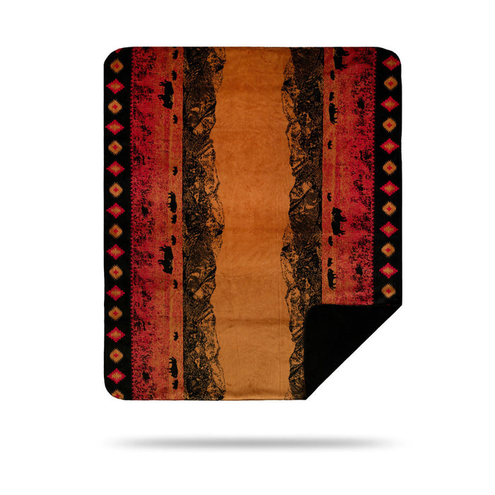 Roaming Buffalo Throw Blanket | Denali Home Collection