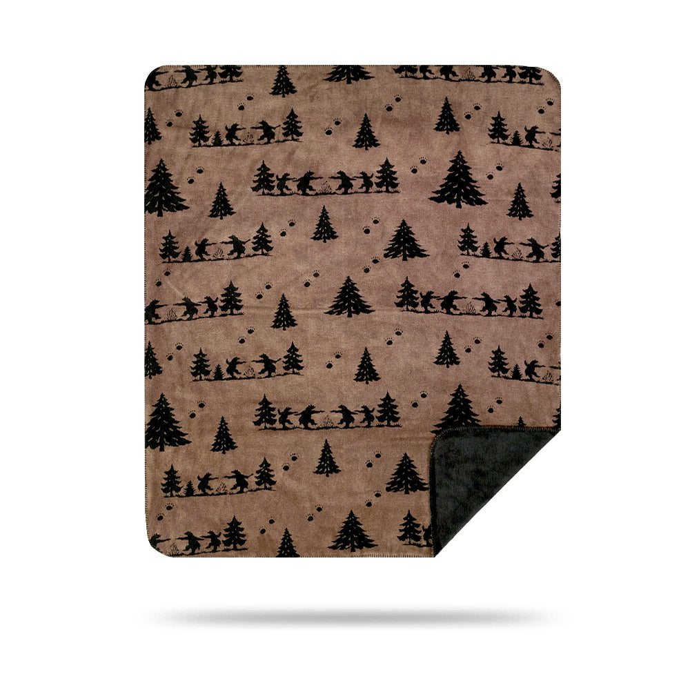 Bear Boogie Throw Blanket | Denali Home Collection